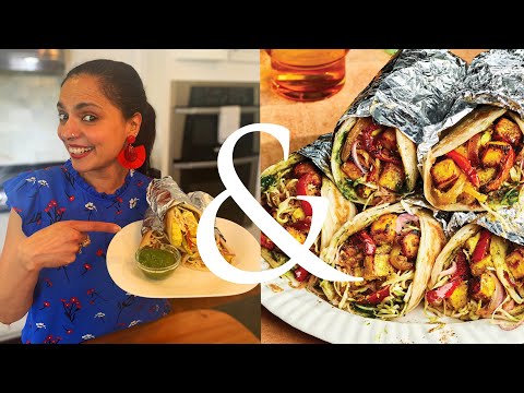 Maneet Chauhan's Delicious Kathi Rolls | F&W Cooks | Food & Wine