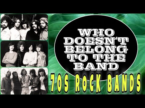 70s ROCK BANDS Quiz • Who Doesn't Belong to the Band | ODD ONE OUT Band Members | Rock Music Trivia