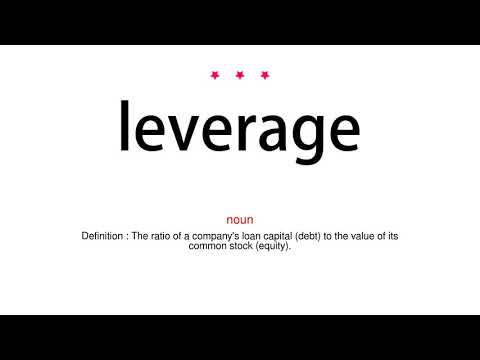 How to pronounce leverage - Vocab Today