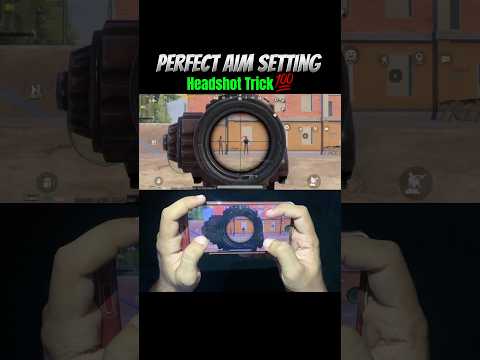 Perfect Aim Headshot setting Tricks✅❌#bgmi #pubg #handcam #bgmitipsandtricks