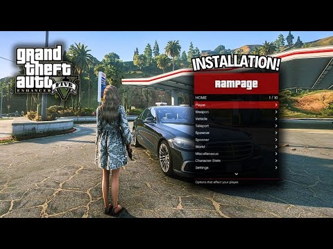 GTA 5 Enhanced - Mod Menu/Trainer Installation Tutorial (Rampage Trainer)
