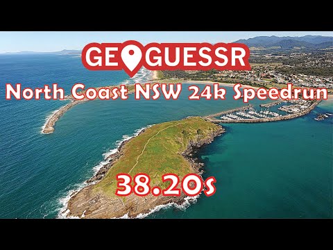 GeoGuessr - North Coast NSW 24k Speedrun (38.20)(WR)