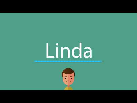 How to say Linda