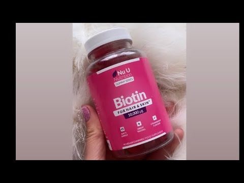 The Biotin supplements that I love: Nu U nutrition