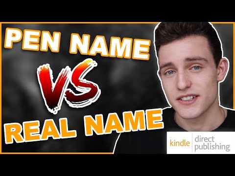Pen Name vs Real Name or Brand Name for Your Self Published Book? (Amazon KDP)