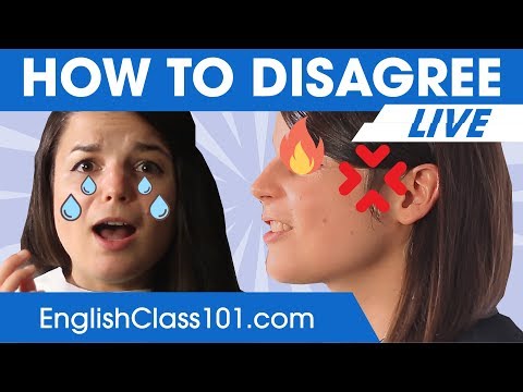 How to Disagree in English - Basic English Phrases