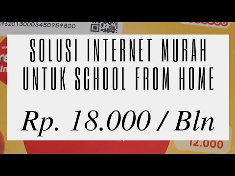 Internet murah untuk solusi School From Home paket data 18.000 utk satu bulan dpt 2G tanpa abudemen