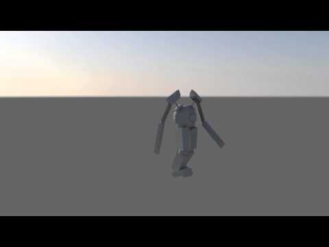 Mech Walk Cycle Batch Render Test | Nathan's Animation and Game Design Blog