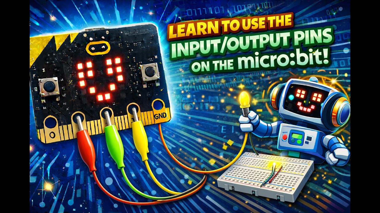 I/O Pins in MakeCode for micro:bit | Beginner Tutorial
