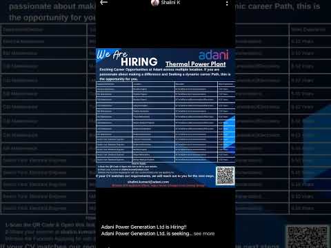 Adani group new recruitment 2025 experience required l new hiring jobs