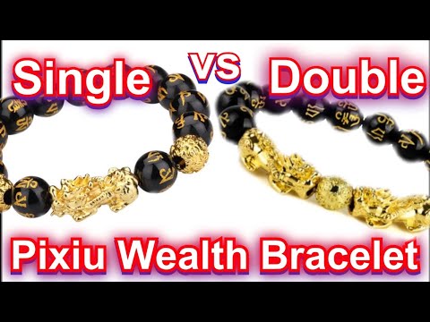 DIFFERENCE BETWEEN SINGLE PIXIU & DOUBLE PIXIU WEALTH BRACELET + HOW TO CHOSE THE RIGHT FOR ME ?