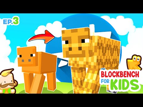 Paint an upgraded texture with more detail | Blockbench for Kids #3