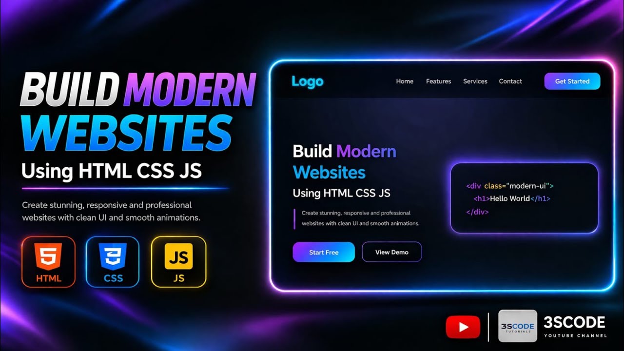 Master Responsive Web Development in 2026! | HTML CSS & JS (Full Tutorial) #WebDevelopment #HTML#CSS