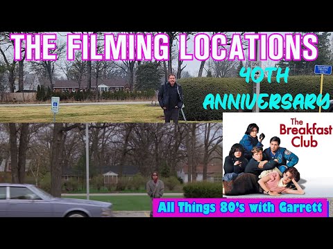 The Breakfast Club 40th Anniversary Filming Locations video. Then & Now: Shermer High #johnhughes