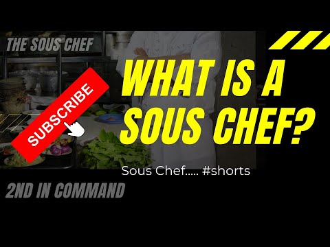 What is a sous chef? #shorts