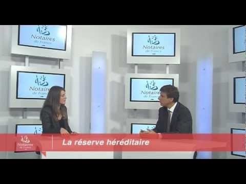 "La réserve héréditaire" par Bertrand Savouré