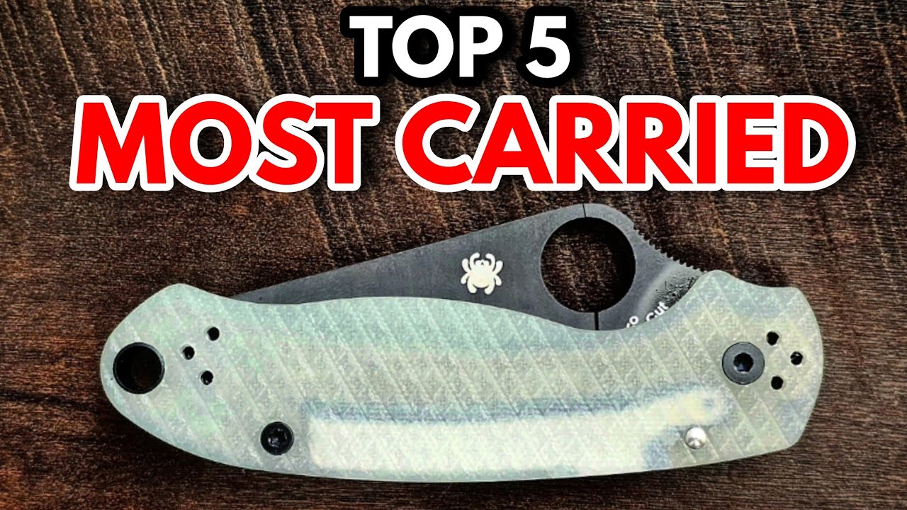 TOP 5 MOST CARRIED KNIVES! - April 2026