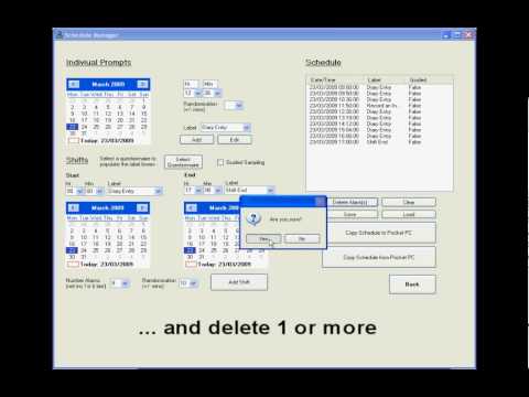 Pocket Interview Schedule Example