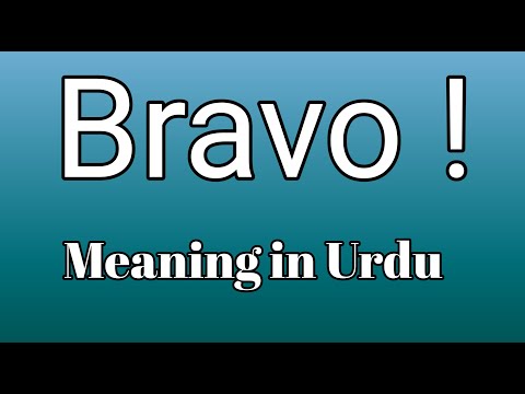 Bravo meaning | Definition of bravo | #english