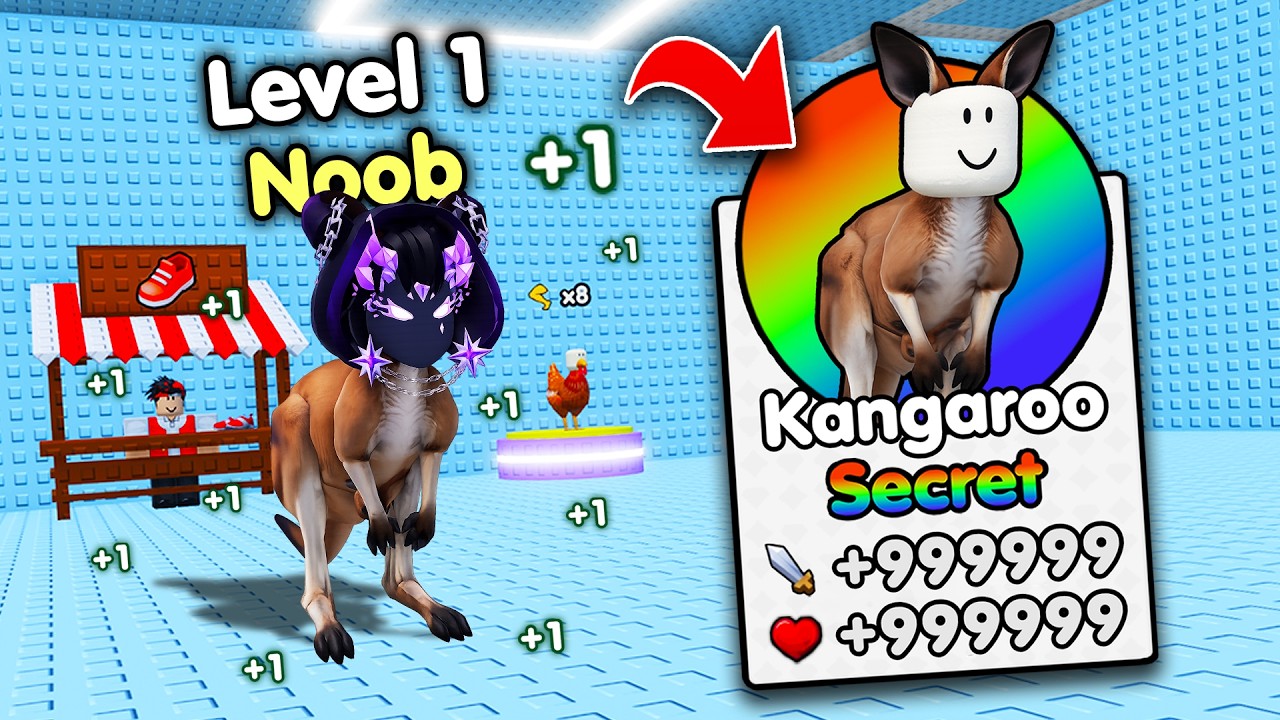 Starting Over as NOOB with OP SECRET in +1 Jump Evolve Tower! (Roblox)