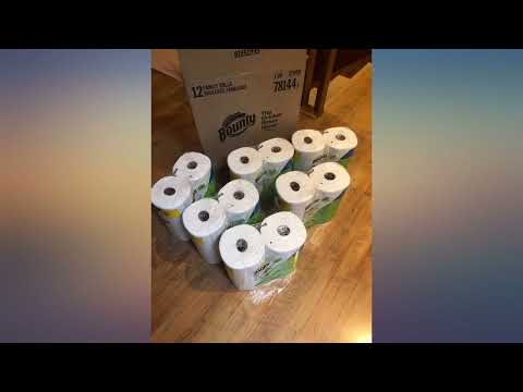 Bounty Quick-Size Paper Towels, 12 Family Rolls = 30 Regular Rolls review