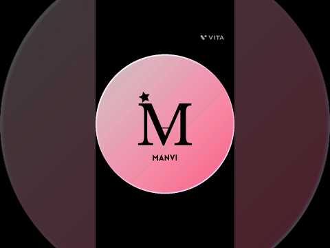 MANVI NAME LOGO ♥️❤️🔥🔥#logo #design #art #ytshorts #trending #viral #shorts 🔥 ♥️