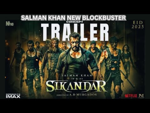 "SIKANDAR 2025 Trailer & Release Date 🔥 | Salman Khan | Rashmika Mandanna | AR Murugadoss"#Bollywood