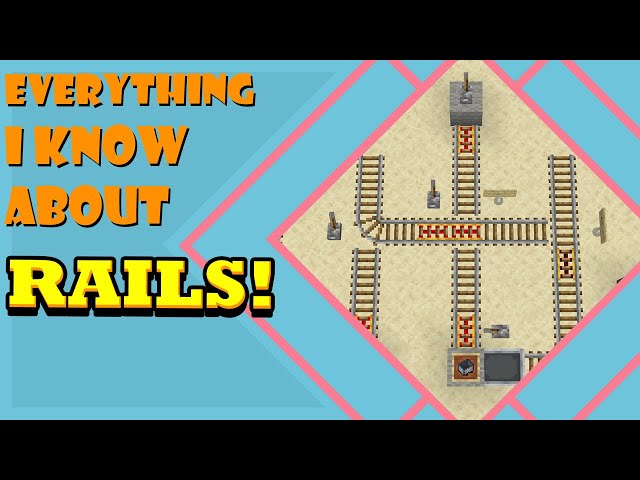How to make a railway system in Minecraft