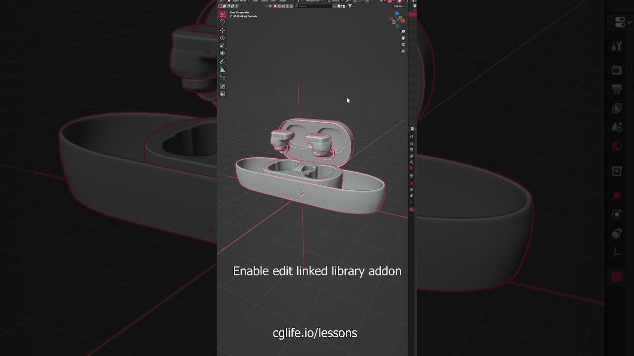 Link and update one model between multiple files #blender #tutorial