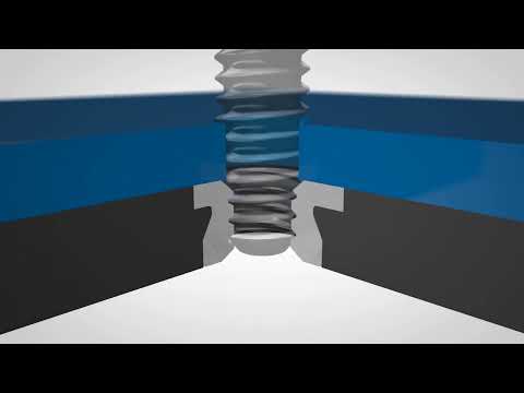 PEM® Self clinching nut without head protrusion