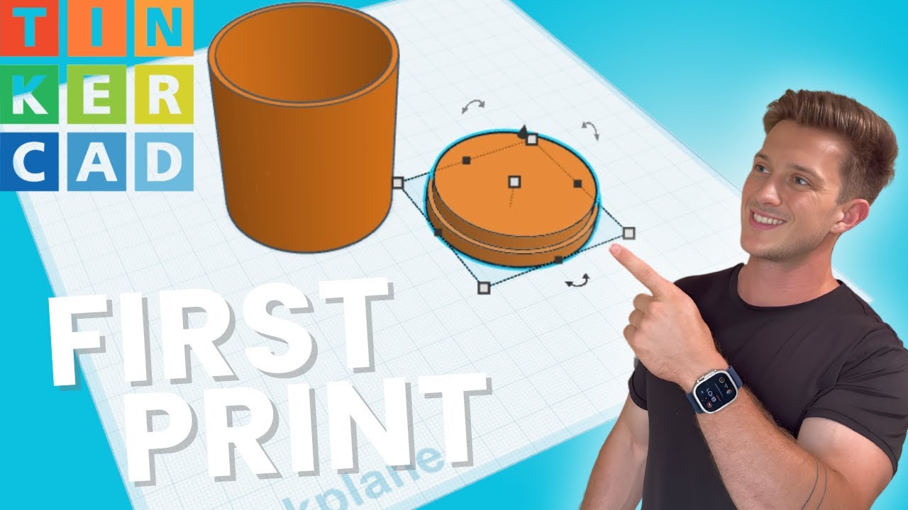 Learn TinkerCAD in ONE Video — From Zero to Your First 3D Print