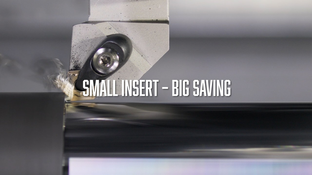 SMALL INSERT - Big Saving - Turn to Smart Machining - ISO-EcoTurn #cnc #machine#engineering#tools