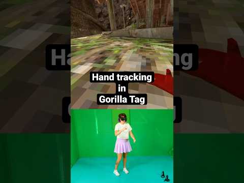 Hand tracking in Gorilla Tag! #vr
