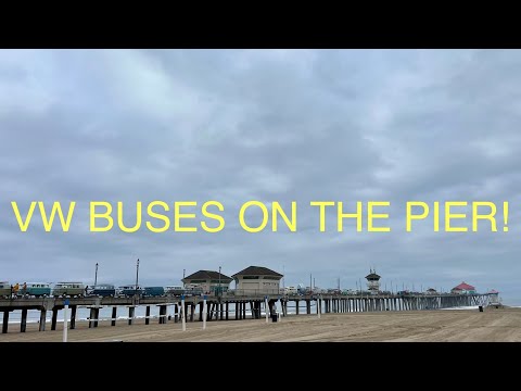 VW Buses On The Huntington Beach Pier!