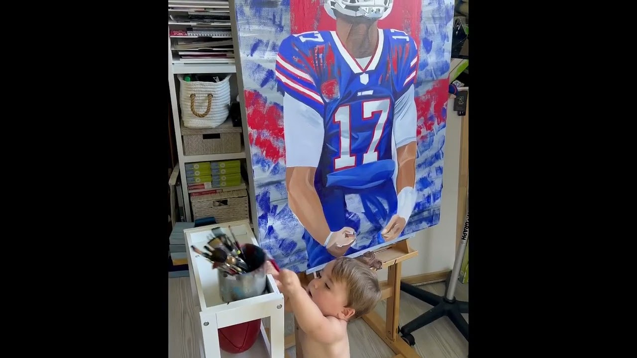 Josh Allen Painting Video