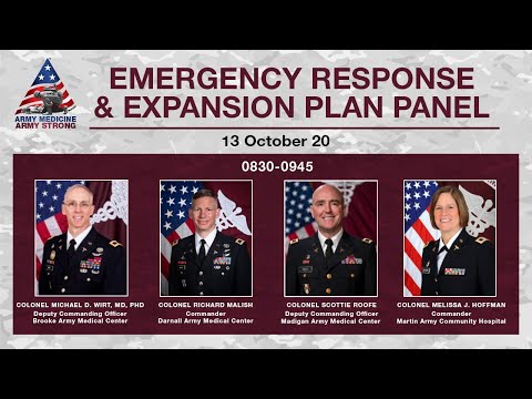 AUSA Virtual Conference - MEDCOM Emergency Response and Expanding Plan Forum