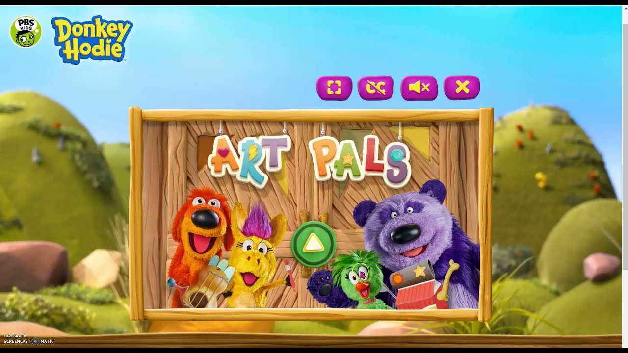 PBS Kids Art Game Quick Demo