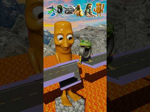Funny Italian Characters vs Lava Challenge – BeamNG.Drive