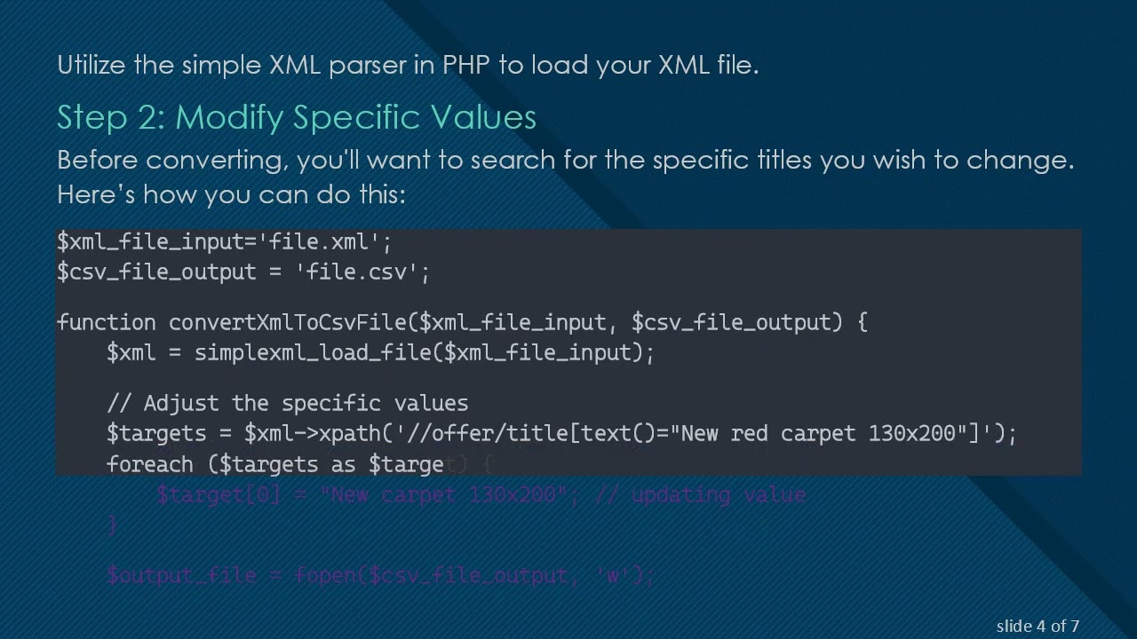 Converting XML to CSV with Value Changes