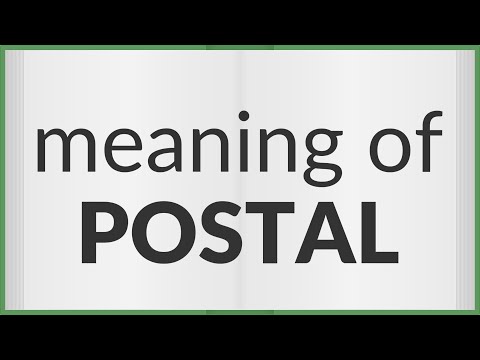 Postal | meaning of Postal