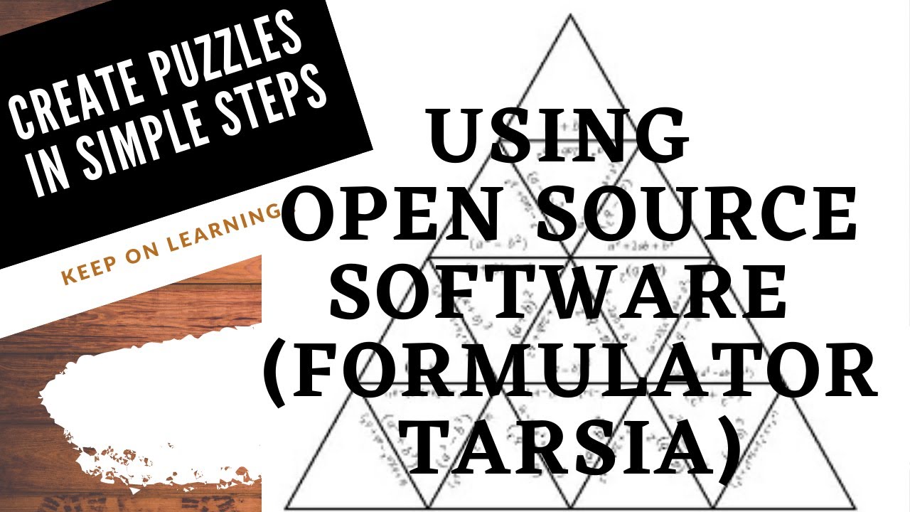 For Teachers | How to make a Jigsaw puzzle using open source software (Formulator Tarsia)