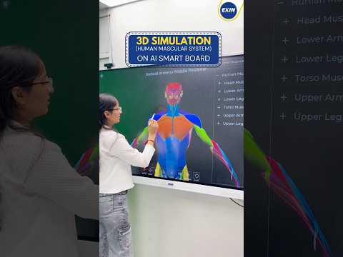 Ekin Interactive Flat Panel | AI Digital Smart Board for Teaching | First ever AI-Powered IFP