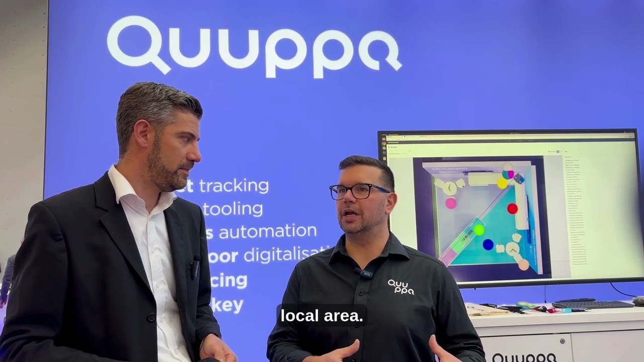 Seamless Tracking with Sensolus & Quuppa | LogiMat 2025