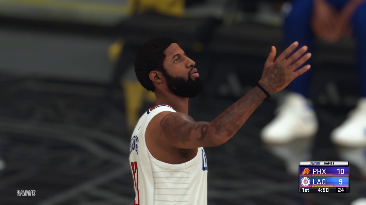 NBA 2K21 Playoff mode gameplay: Phoenix Suns vs Los Angeles Clippers - (Xbox One HD) [1080p60FPS]