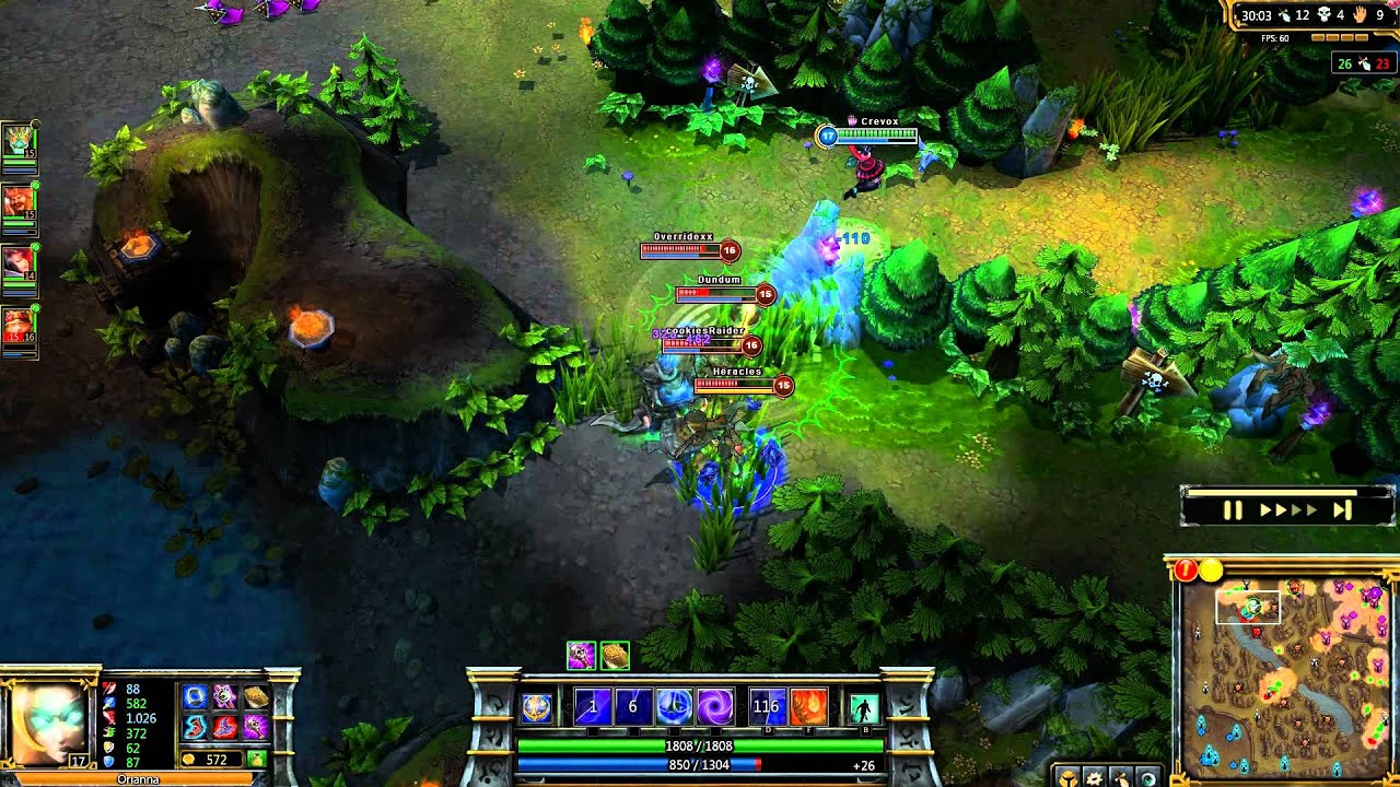 Orianna Surprise Quadra Kill