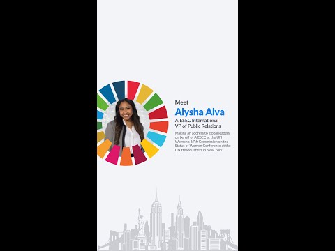 AIESEC Representation at CSW 67th United Nations, New York.