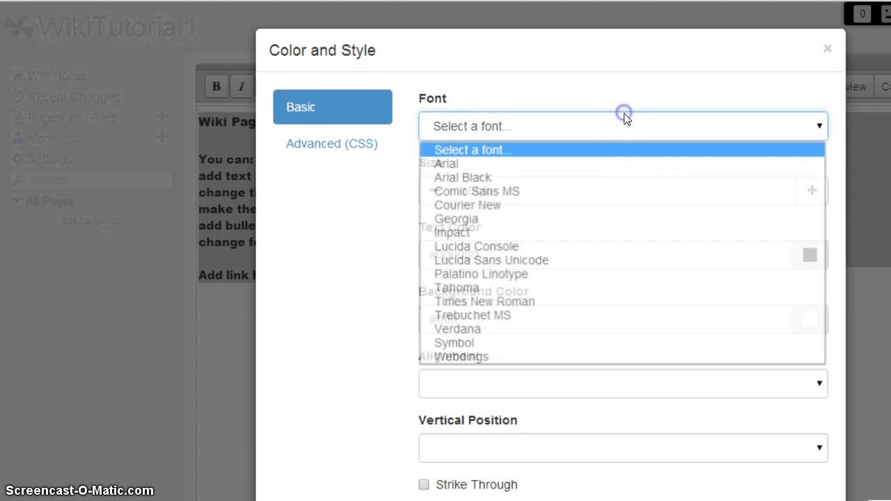 Getting Started Using Wikispaces