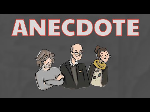 What Does ANECDOTE Means || Meanings And Definitions With Example in ENGLISH .