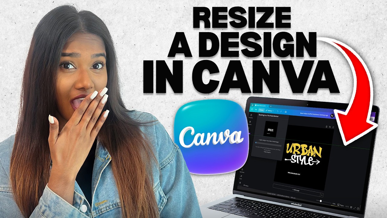 How to Resize a Design in Canva (Change Dimensions, Custom Size, Copy & Resize Tutorial)