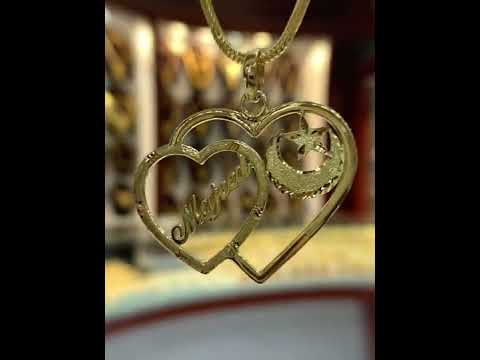 Name Locket |22K |21K | 18K | MONA JEWELLERS |BRANCH 1 | RAS AL KHAIMAH | UAE